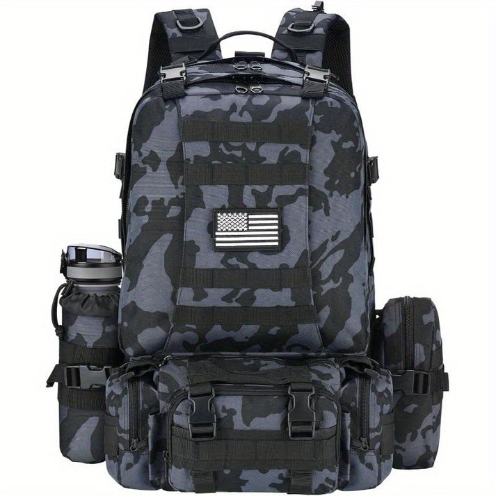 60L Military Tactical Backpack for Men - Large 3 Day Assault Pack ...
